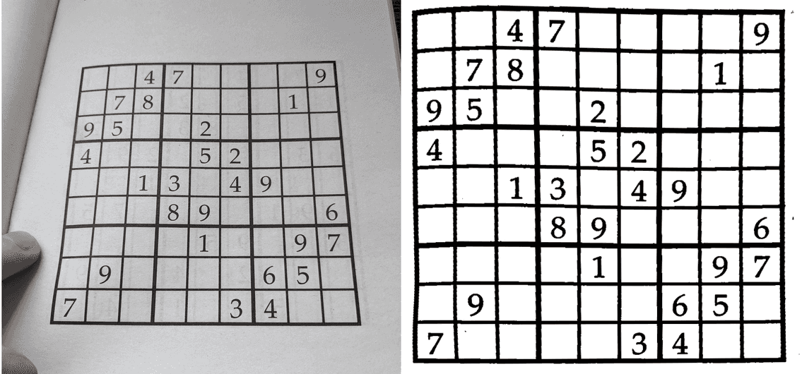 Quentin Golsteyn | Using OpenCV to solve a sudoku